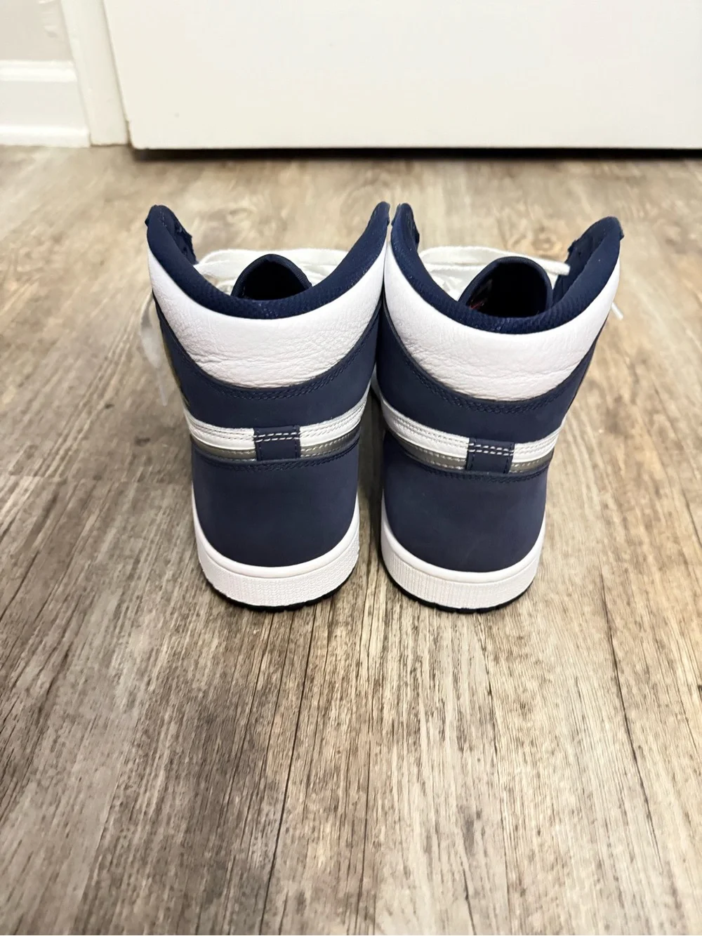Jordan | Shoes | Air Jordan Retro Navy White Silver Mens | Poshmark